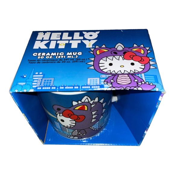 Hello Kitty | Dining | Hello Kitty Sanrio 3d Dino Godzilla Sculpted ...